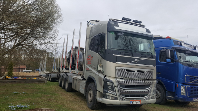 Puutavara kuorma-auto Volvo FH16 750 hv -16